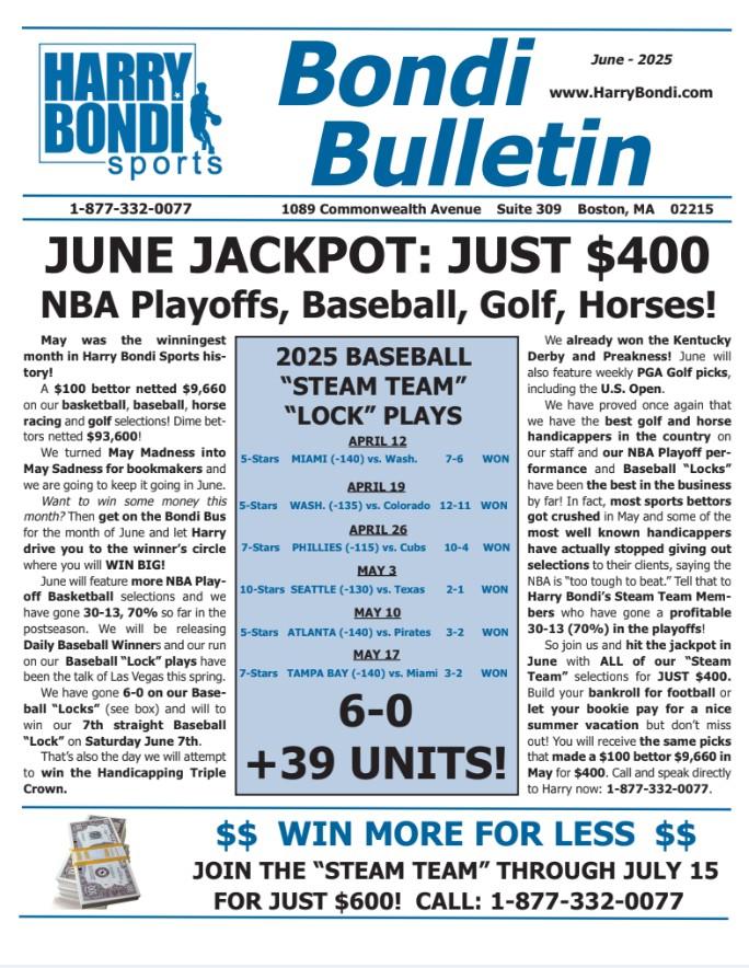 Daily Free Pick | Harry Bondi Sports